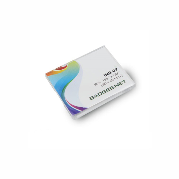 Reusable Insert Name Badges - Corporate Gifts Supplier in UAE - QasGifts