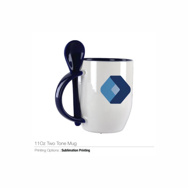 Mugs with spoon - Corporate Gifts Supplier in UAE - QasGifts