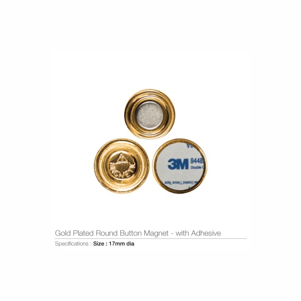 Gold Plated Round Button Magnets - Corporate Gifts Supplier in UAE ...
