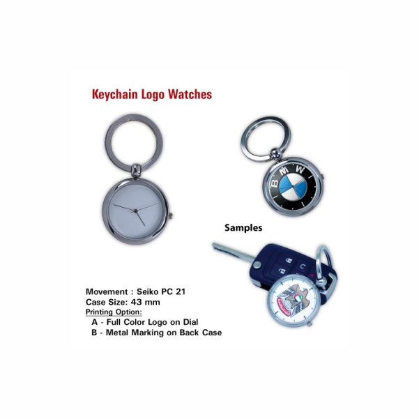 Keychain Watches with Logo - Corporate Gifts Supplier in UAE - QasGifts