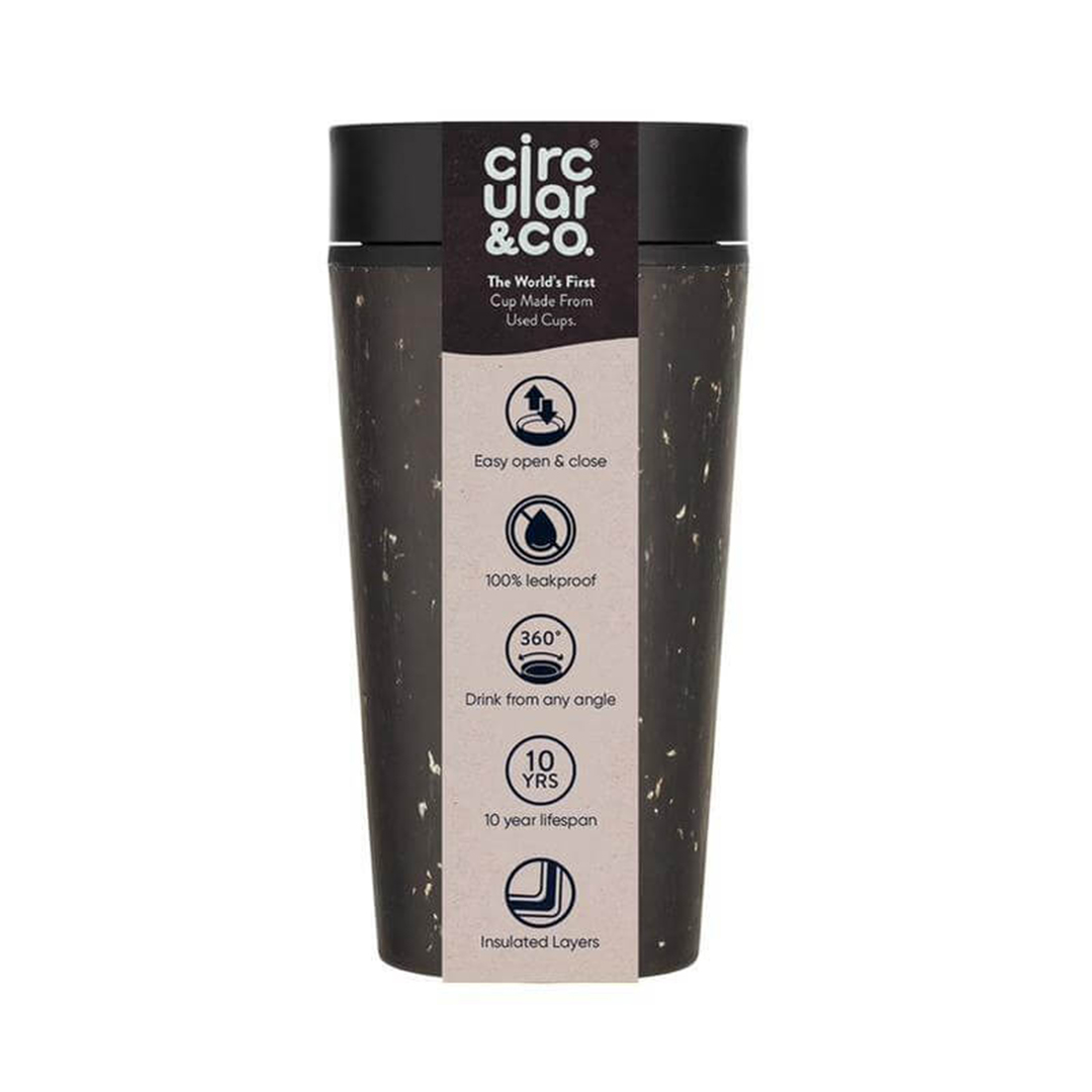 Circular Cup 12oz Black & Cosmic Black - Corporate Gifts Supplier in ...