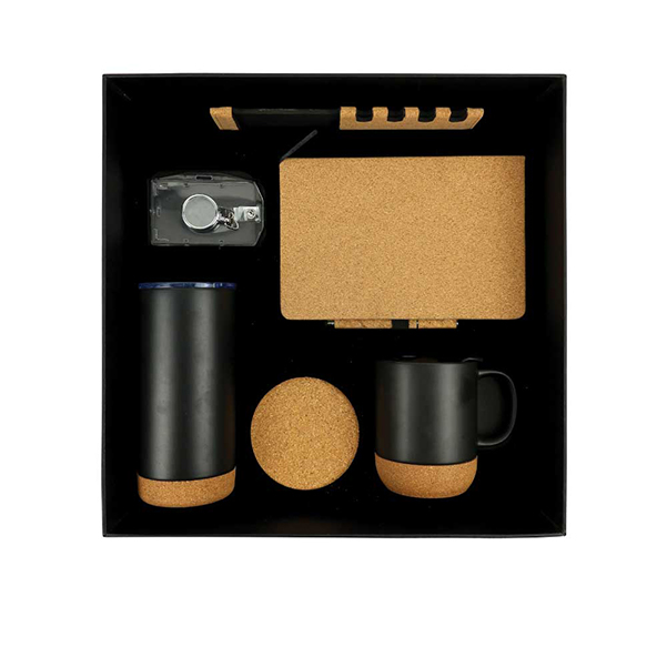 Promotional Gift Sets with Black Cardboard Gift Box - Corporate Gifts ...