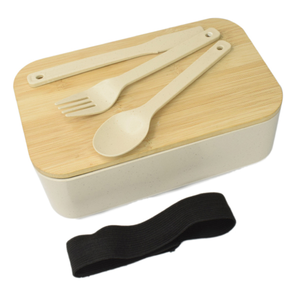 LUNCH BOX WITH CUTLERY SET - Corporate Gifts Supplier in UAE - QasGifts