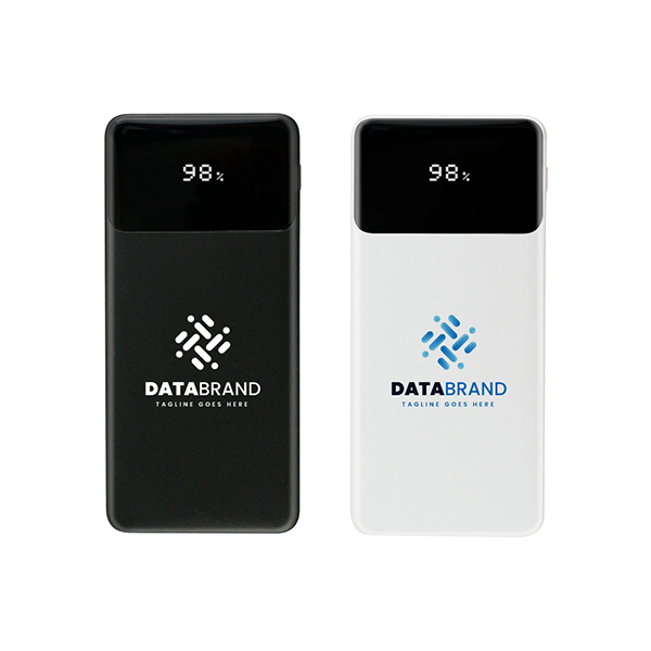 Powerbank with LED Screen 10,000 mAh and Built-in Cables - Corporate ...